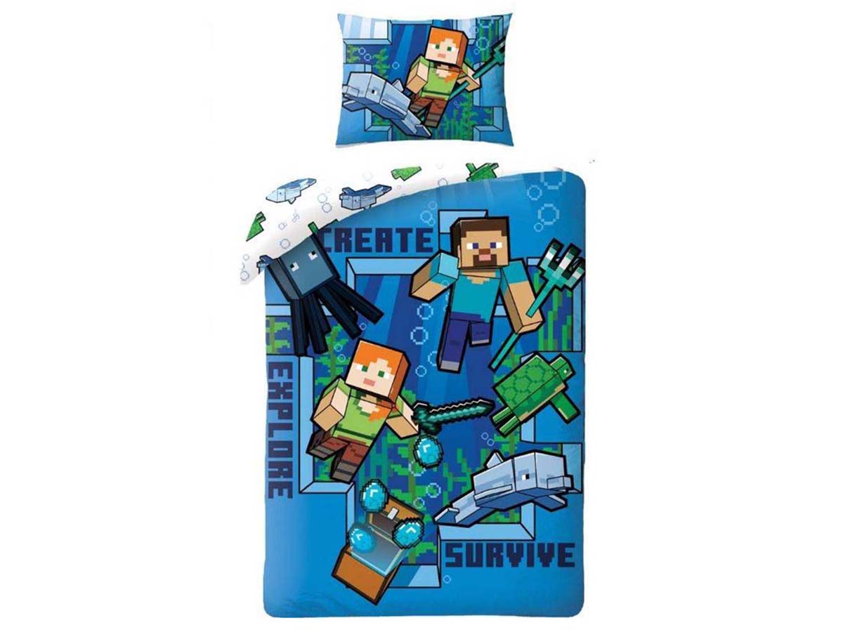 Detské obliečky MINECRAFT 248 - Rodinné balení