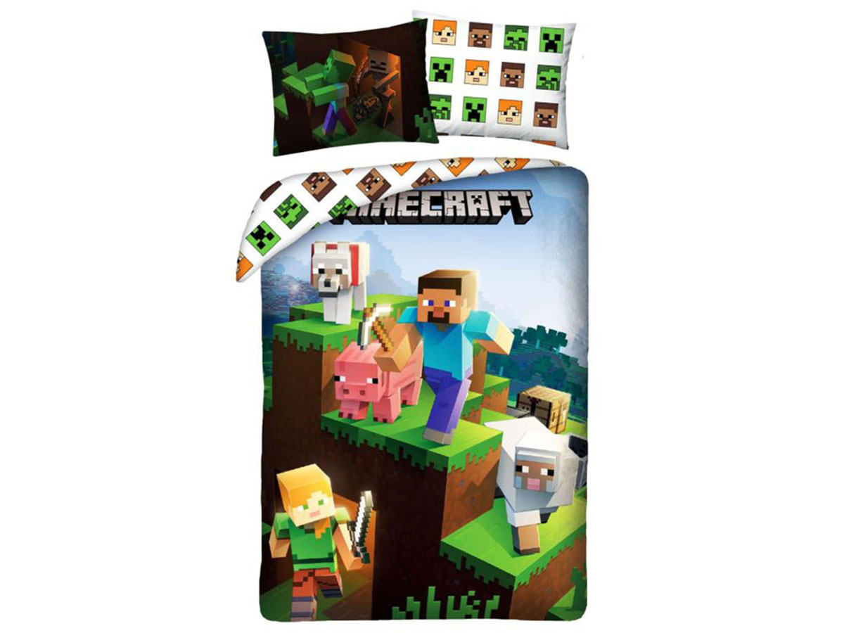 Detské obliečky MINECRAFT 299 - Rodinné balení